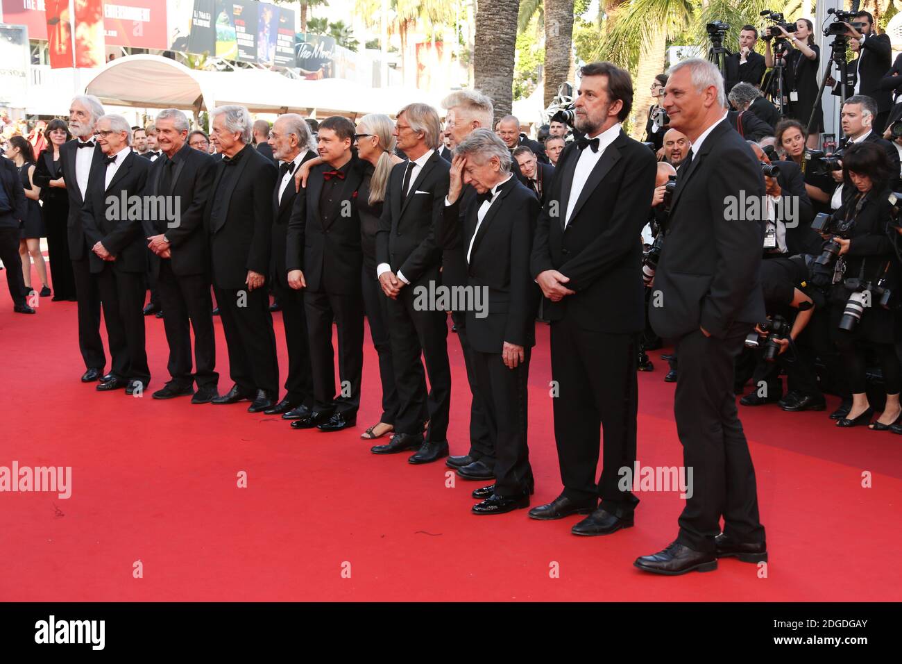 Former Palme D'Or winners Jane Campion, Ken Loach, Michael Haneke ...