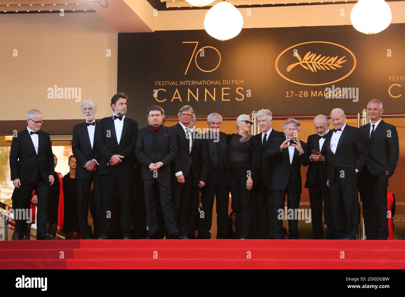 Former Palme D'Or winners Jane Campion, Ken Loach, Michael Haneke ...