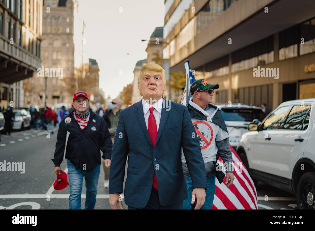 Supporter Dressed as Donald Trump at Million MAGA March Stock Photo - Alamy