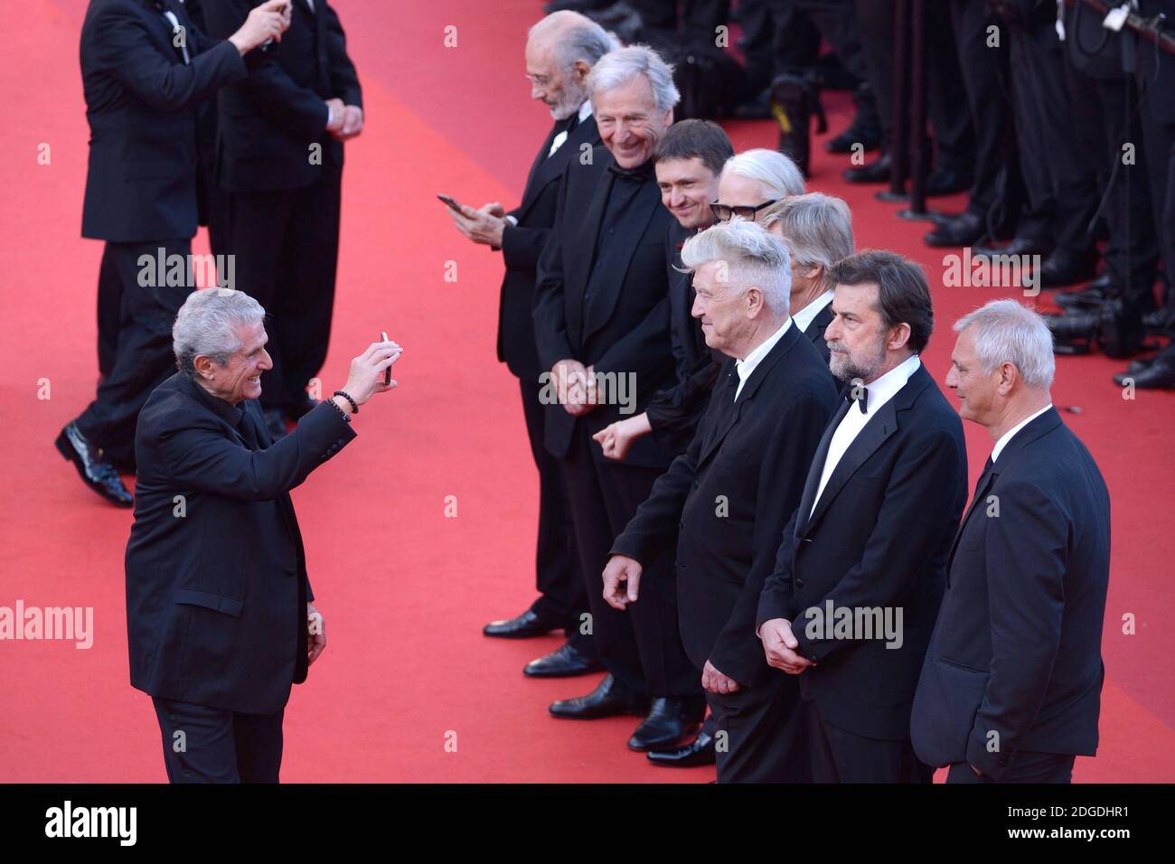 Ken Loach, Jane Campion, attending the 70th anniversary ceremony as ...