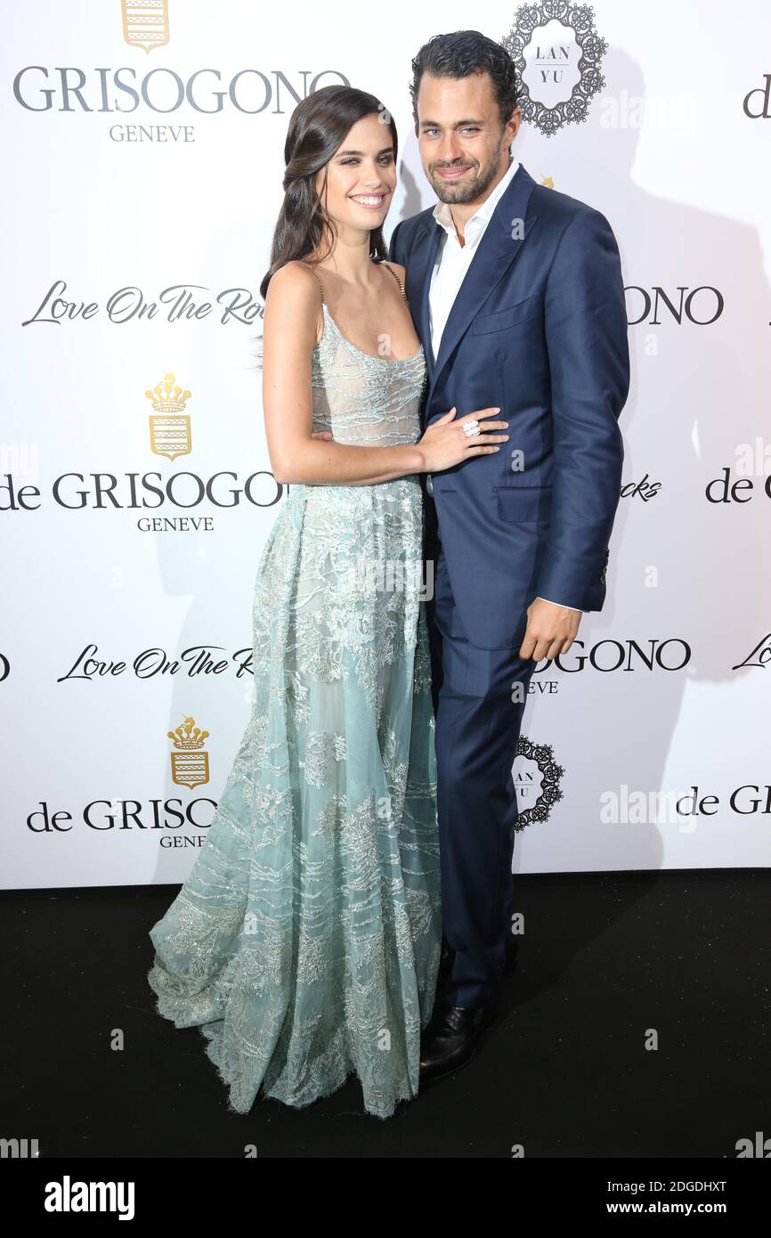 Sara Sampaio and Oliver Ripley attending the De Grisogono party during ...
