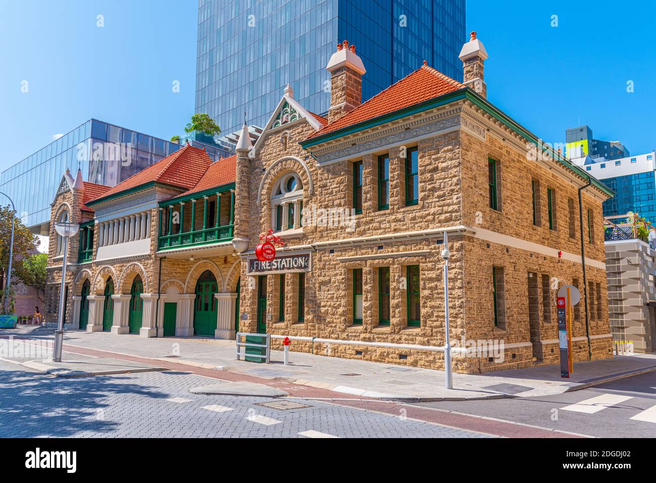 Fire station building in Perth, Australia Stock Photo - Alamy