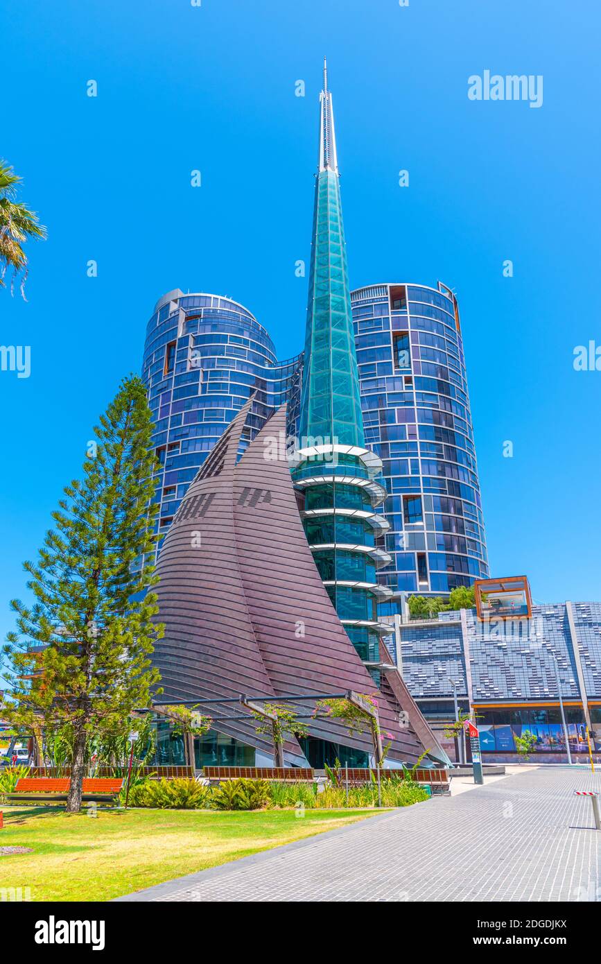 The bell tower in Perth, Australia Stock Photo - Alamy