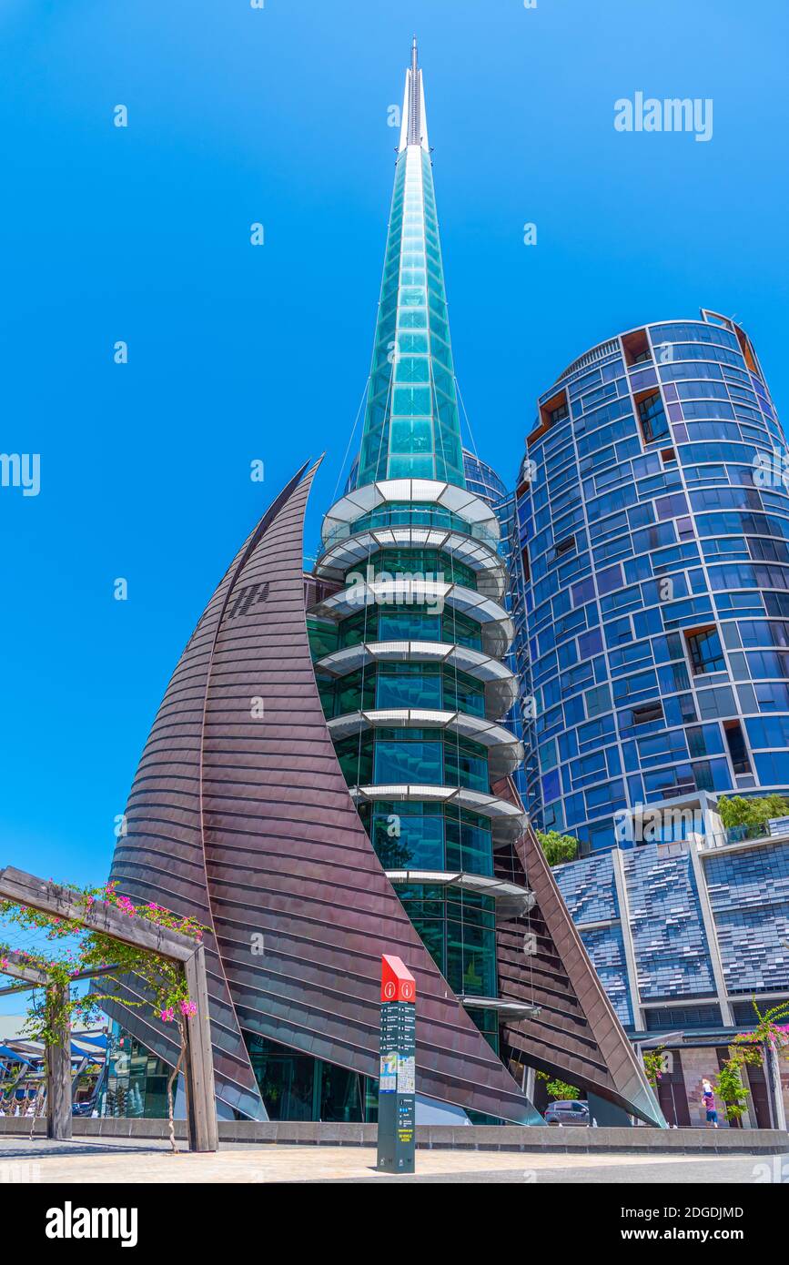 The bell tower in Perth, Australia Stock Photo - Alamy