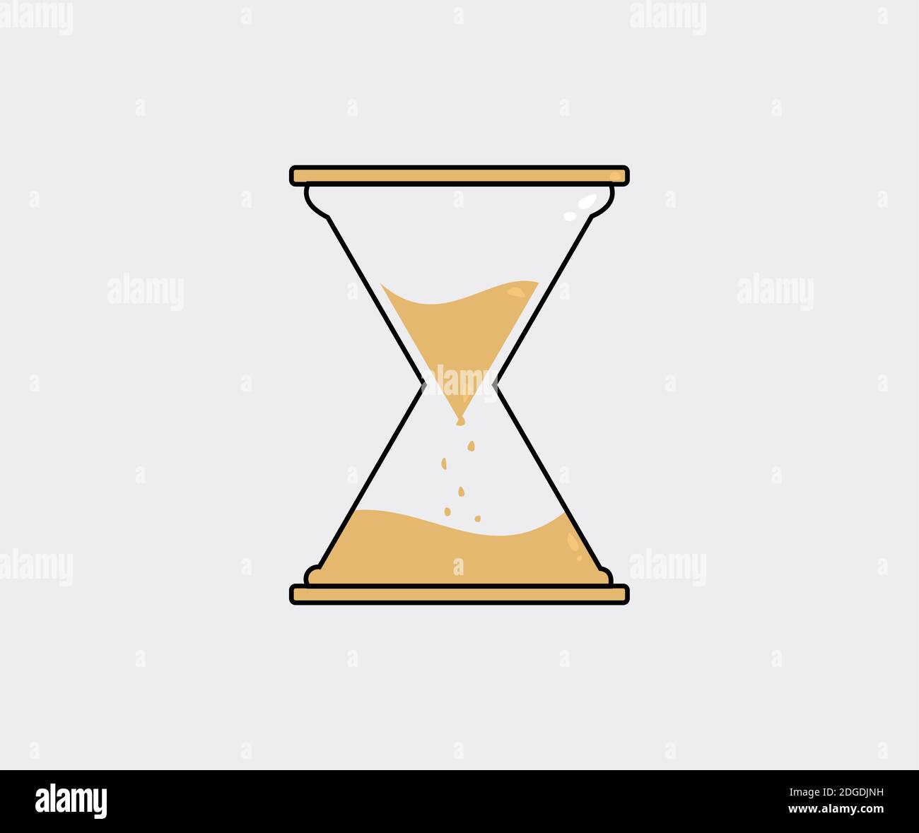 Interface hourglass Stock Vector Images - Alamy