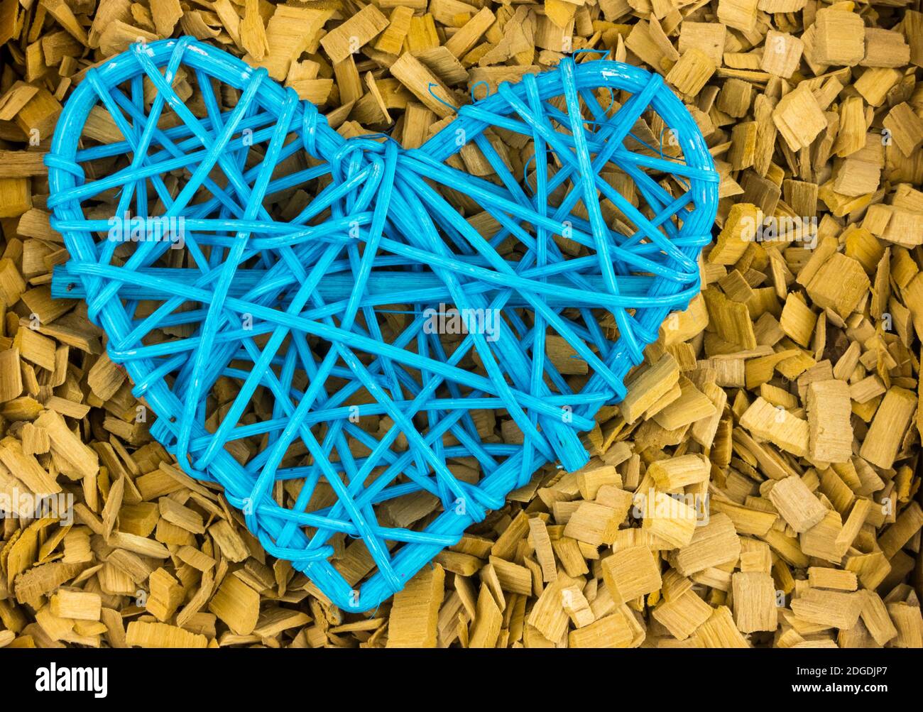 Blue heart gossip blue line thread love symbol, invitation Valentine ...