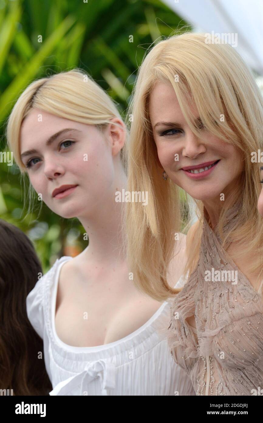 Elle Fanning and Nicole Kidman attending The Beguiled photocall as part ...