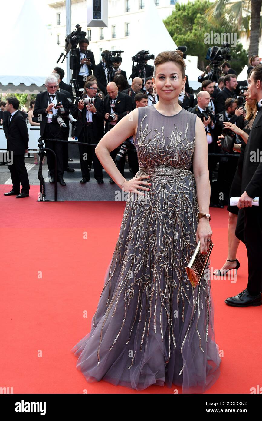 Raya Abi Rached arrives to 70th Anniversary Celebration at Palais des ...