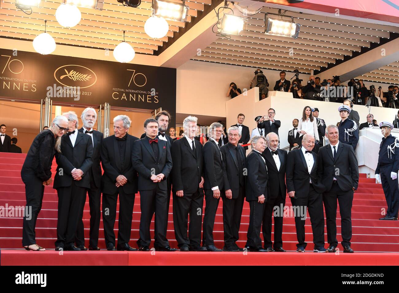 Palme d'Or winners, from left : Jane Campion, Ken Loach, Michael Haneke ...