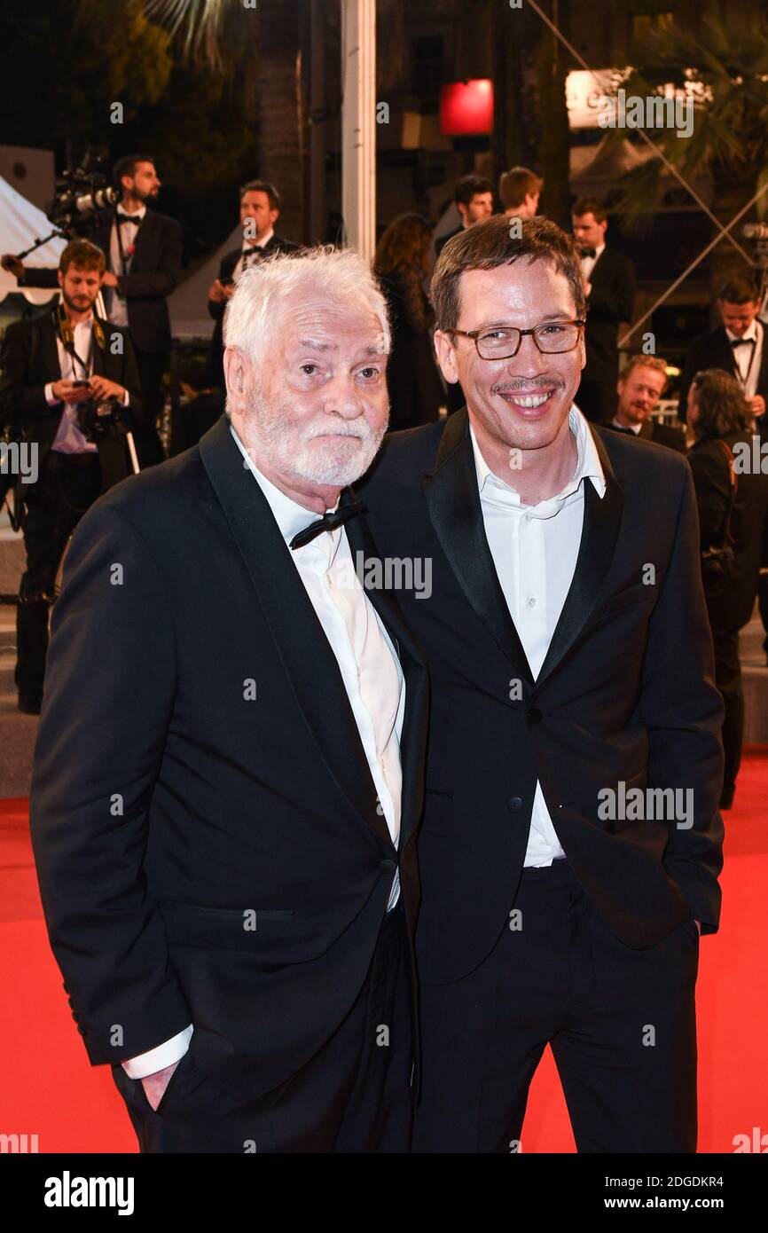 Reda Kateb leaves 70th Anniversary Celebration at Palais des Festivals ...