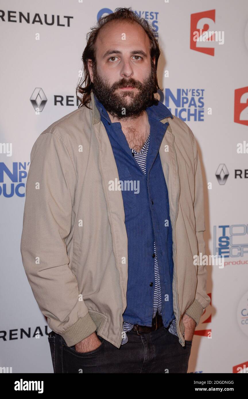 Vincent Macaigne attending the On N'Est Pas Couche TV Show photocall ...