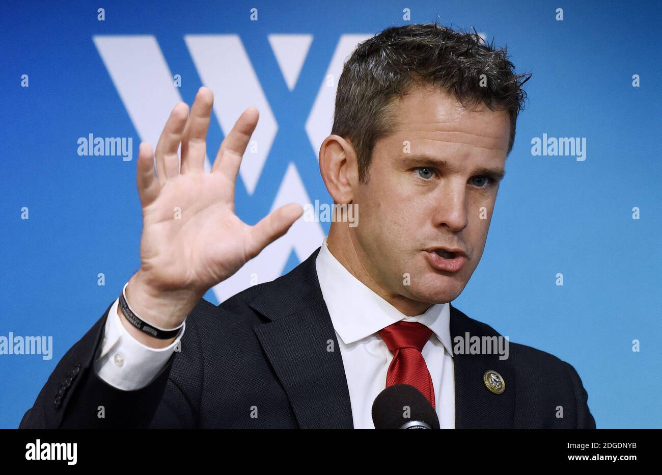 Republican U.S. Rep. Adam Kinzinger talks about the way forward in the ...