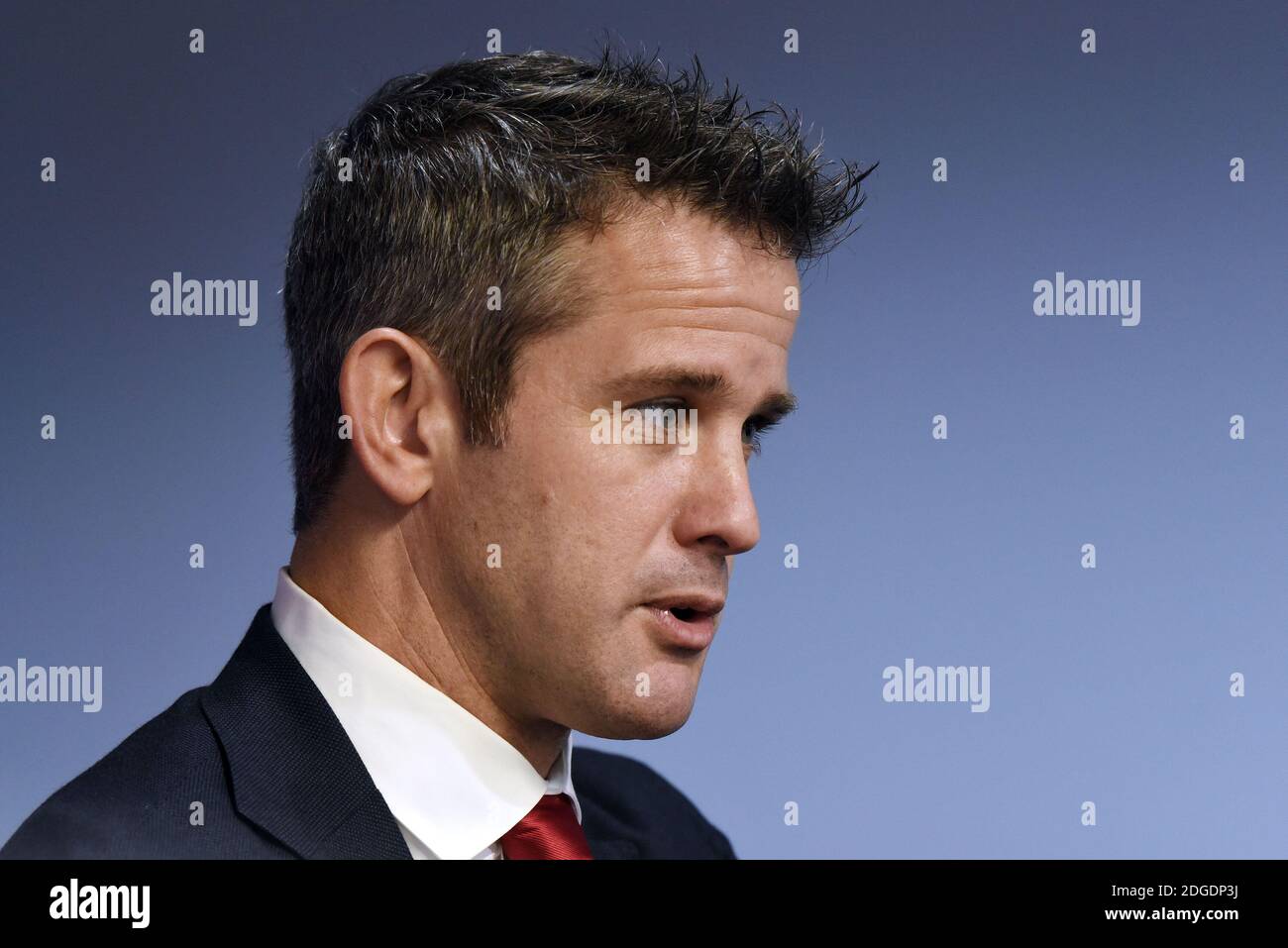 Republican U.S. Rep. Adam Kinzinger talks about the way forward in the ...