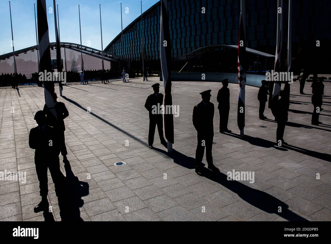 The NATO (North Atlantic Treaty Organization) summit ceremony at the ...