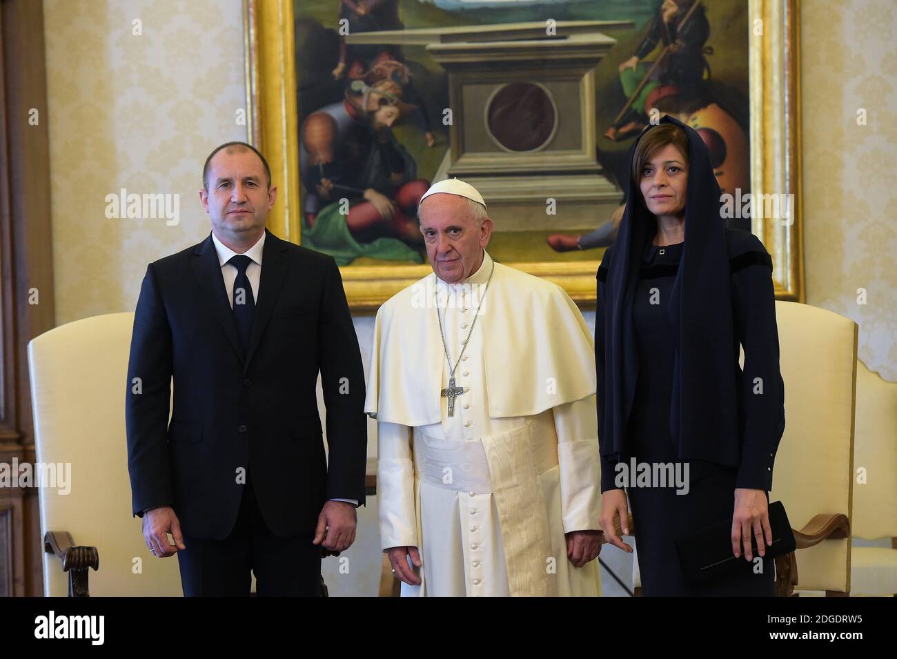 Pope Francis meets with Rumen Radev, President of Bulgaria and his wife ...