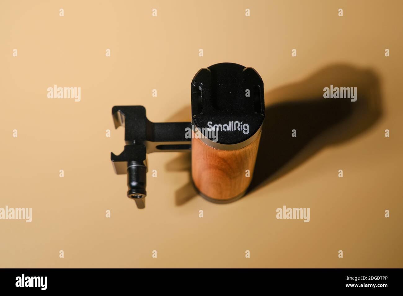 Small rig side handle accessories for DSLR or Mirrorless camera Stock ...