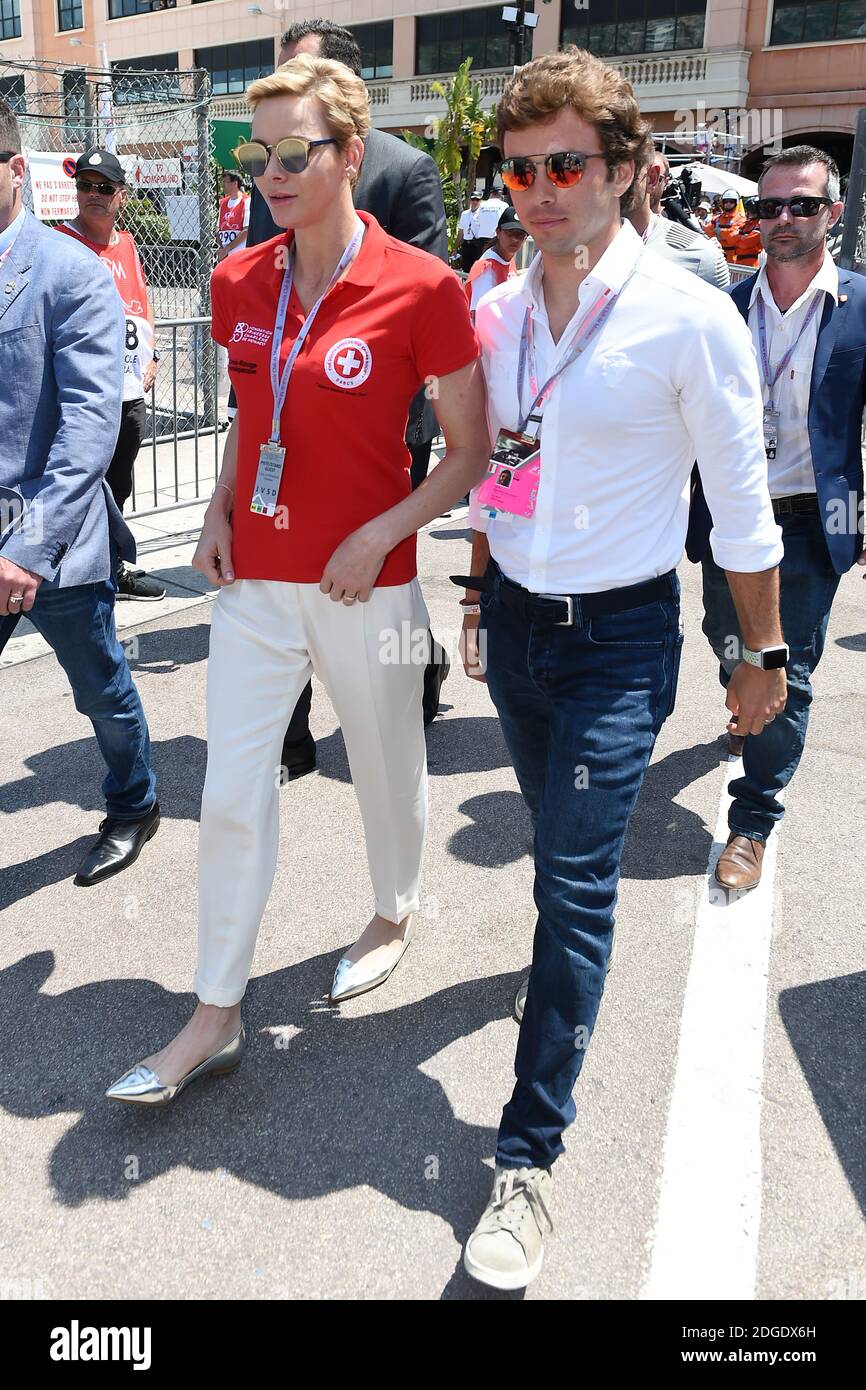Princess Charlene of Monaco attends the F1 Grand Prix of Monaco on May ...