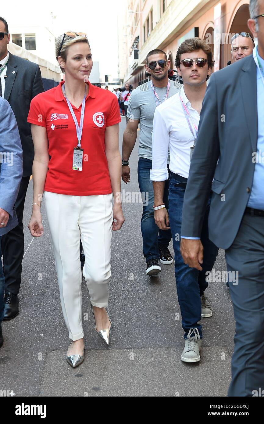 Princess Charlene of Monaco attends the F1 Grand Prix of Monaco on May ...