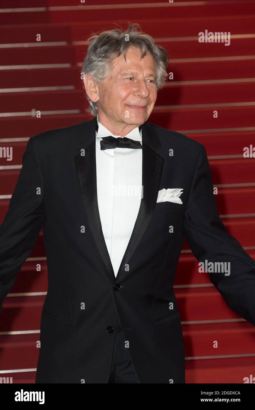Director Roman Polanski leaving the red carpet of 'Based On A True ...