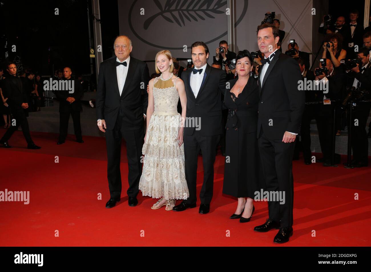 John Doman, Joaquin Phoenix, Alex Manette, director Lynne Ramsay and ...