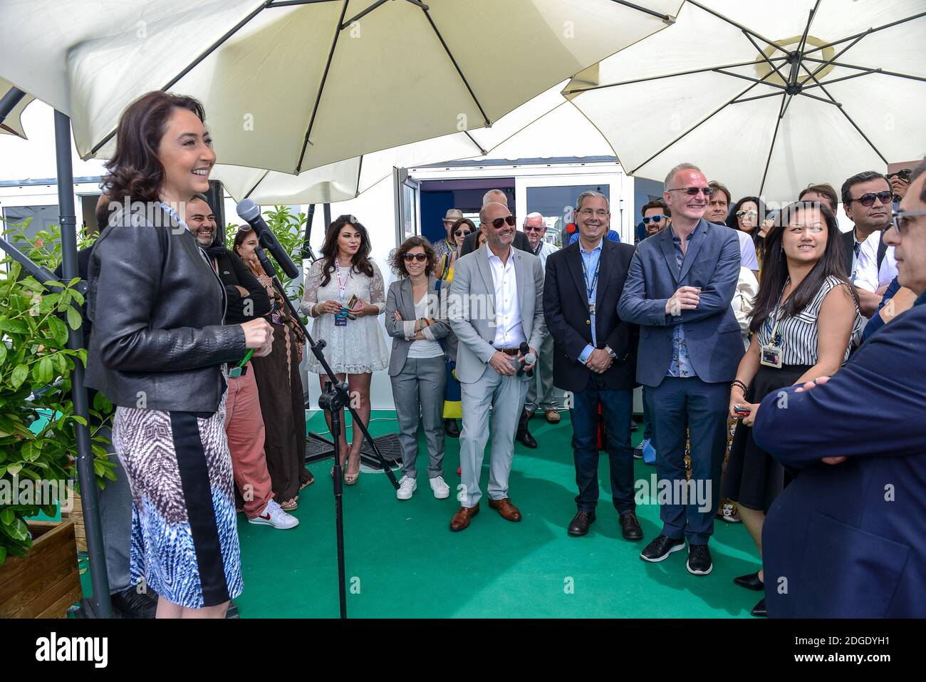 Jordan's Princess Rym Ali, who heads the Jordan's Royal Film Commission ...