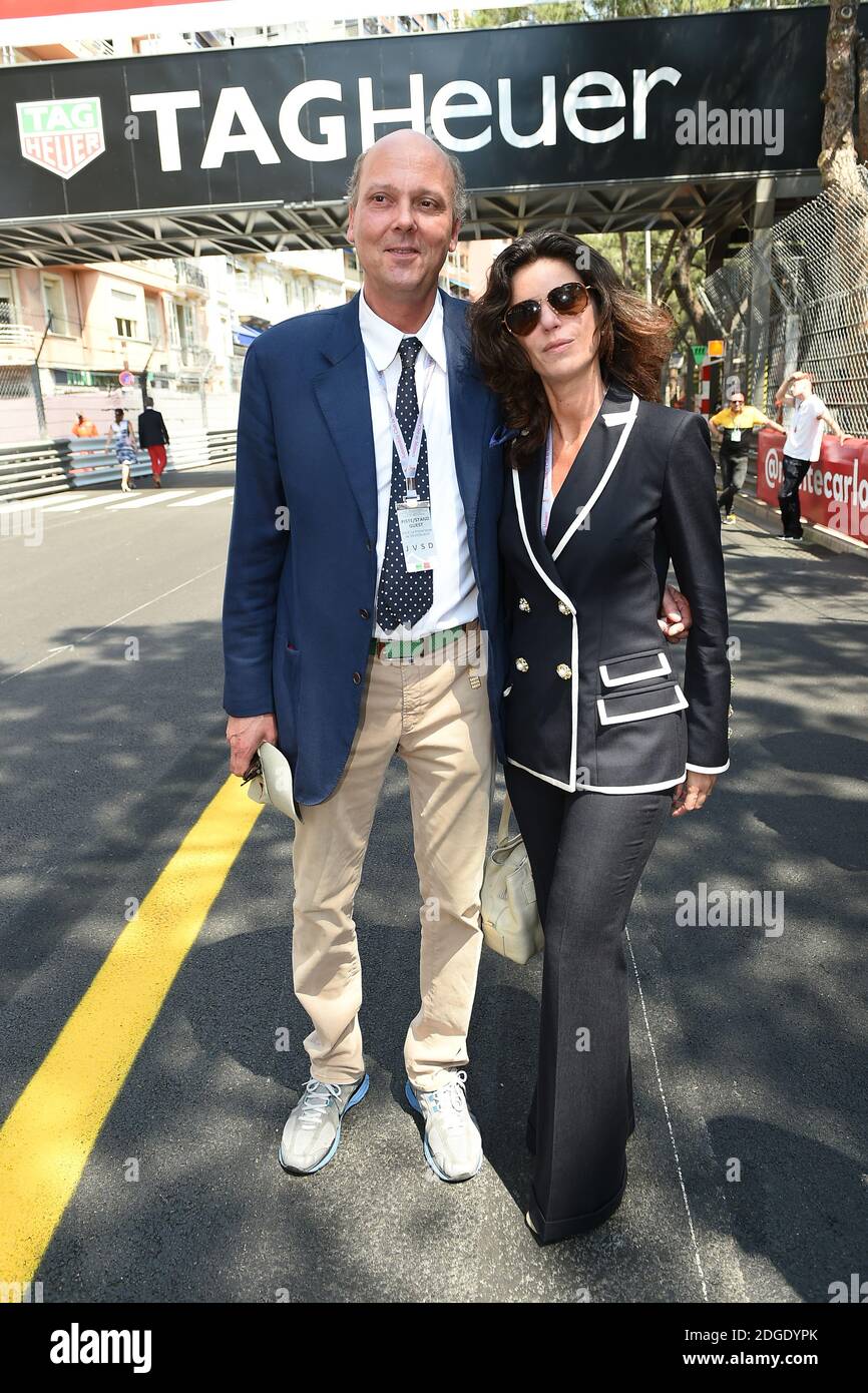 Prince Serge of Yougoslavia and his wife Eleonora Rajneri attending the ...