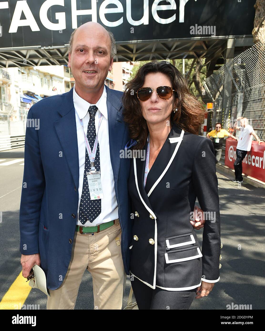 Prince Serge of Yougoslavia and his wife Eleonora Rajneri attending the ...
