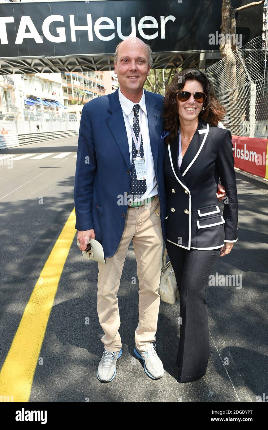 Prince Serge of Yougoslavia and his wife Eleonora Rajneri attending the ...