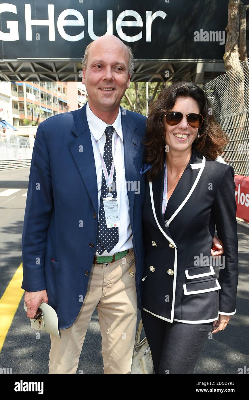Prince Serge of Yougoslavia and his wife Eleonora Rajneri attending the ...