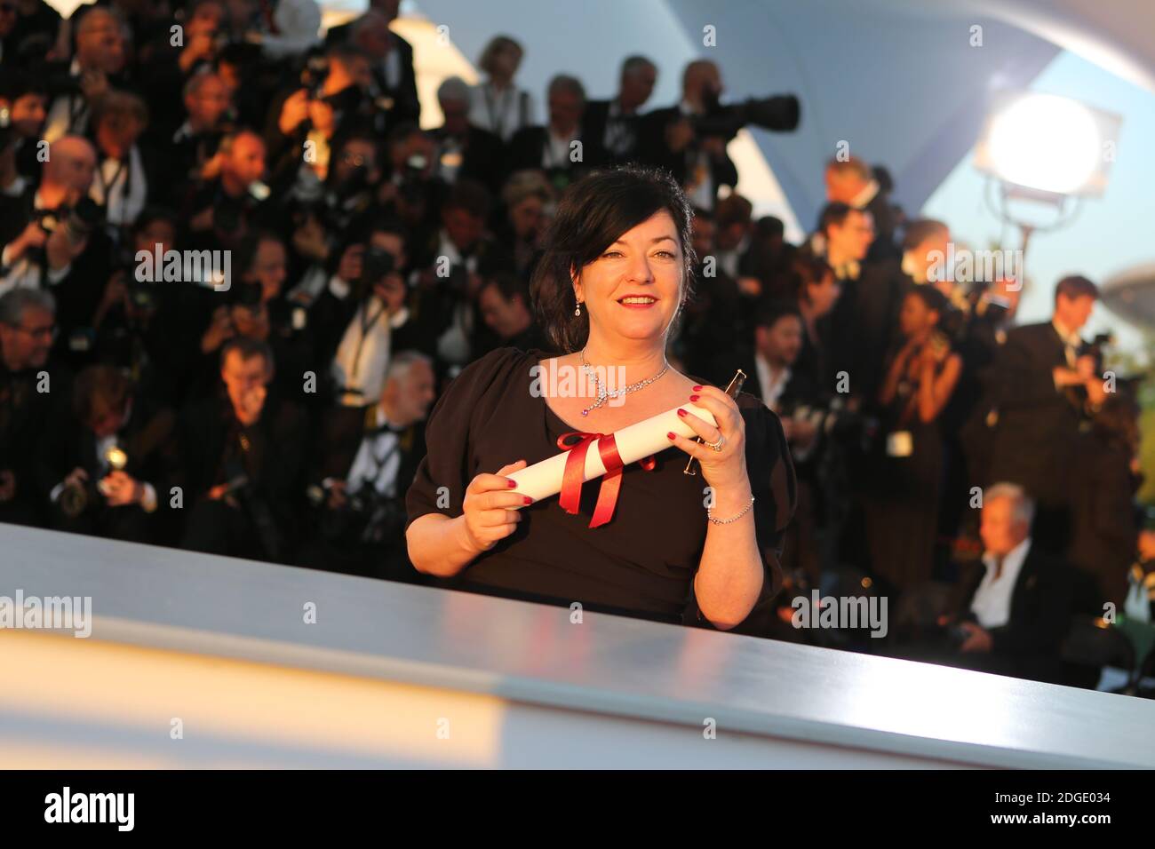 Lynne Ramsey winner of the award for Best Screenplay attending the ...