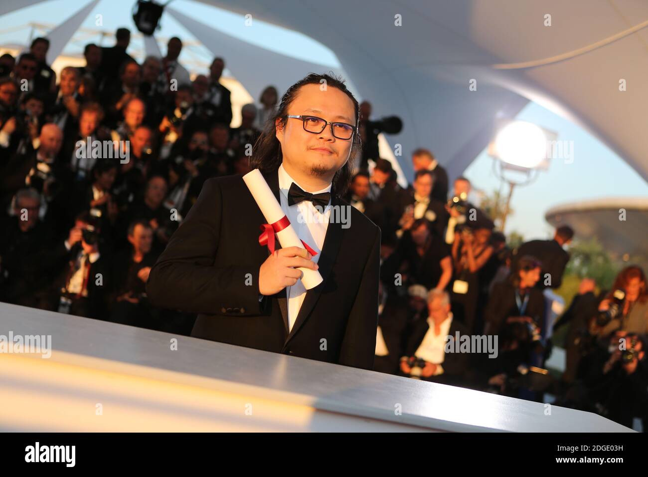 Qiu Yang winner of the award for Best Short for 'A Gentle Night' (Xiao ...