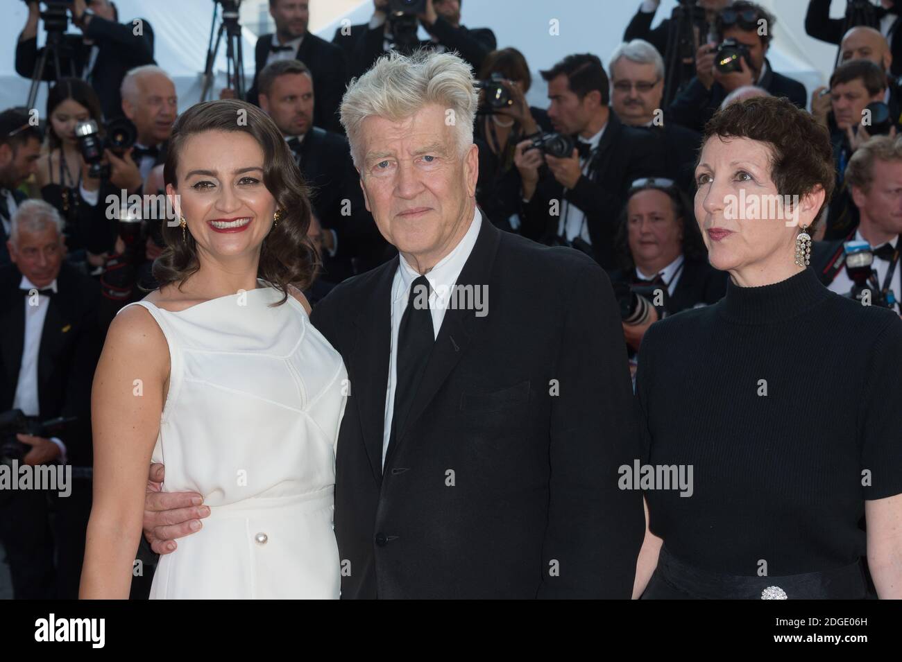 Emily Stofle, director David Lynch and producer Sabrina S. Sutherland ...