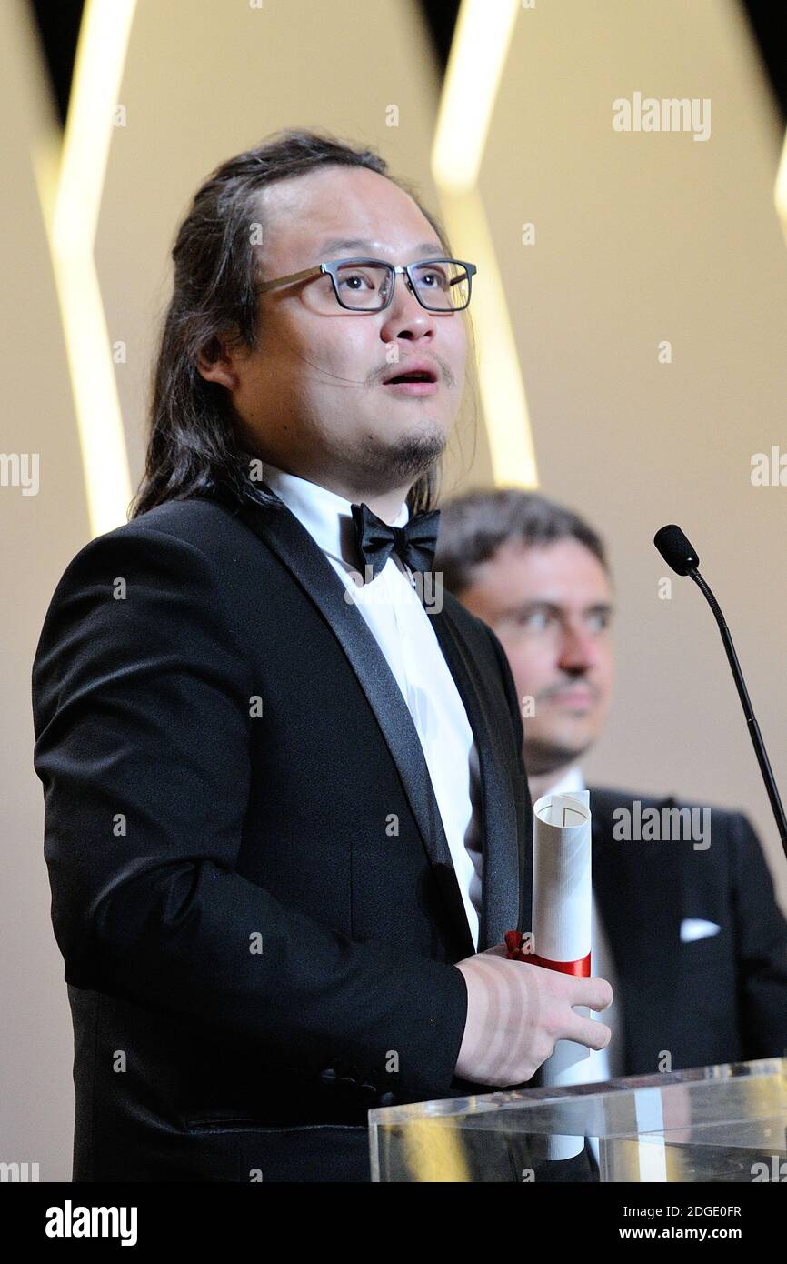 Qiu Yang winner of the award for Best Short for 'A Gentle Night' (Xiao ...