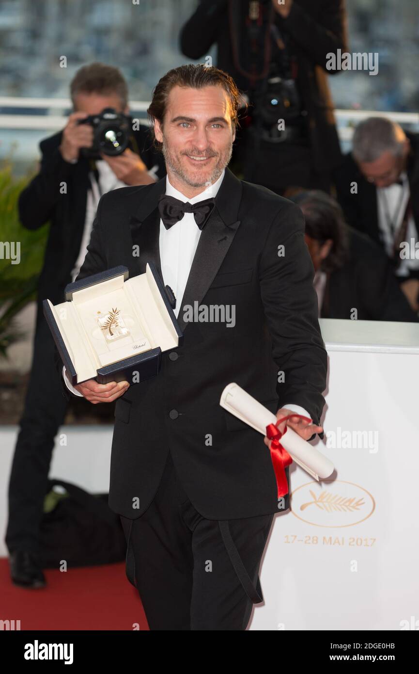 Joaquin Phoenix winner of the award for Best Actor for 'You Were Never ...