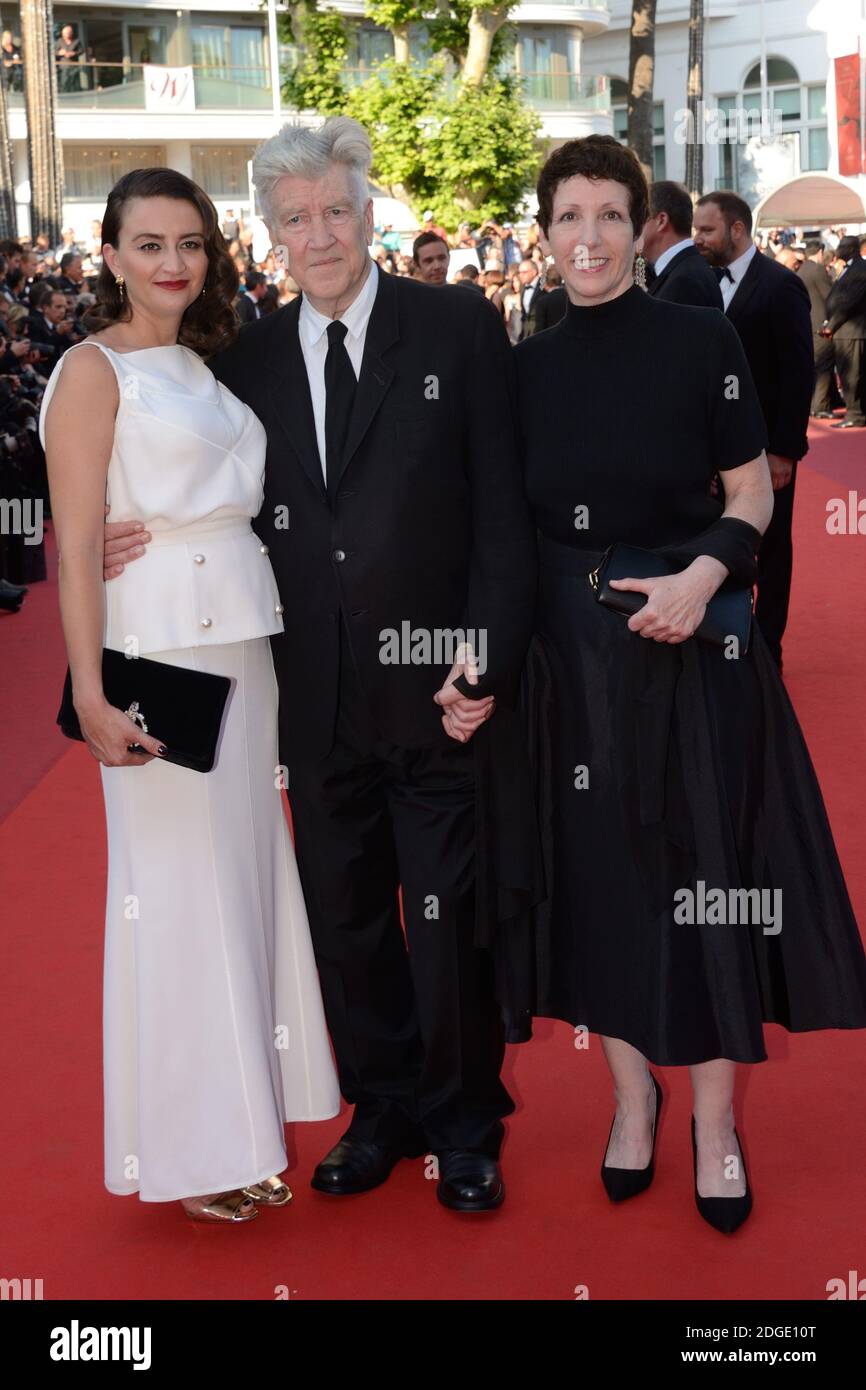 Emily Stofle, director David Lynch and producer Sabrina S. Sutherland ...