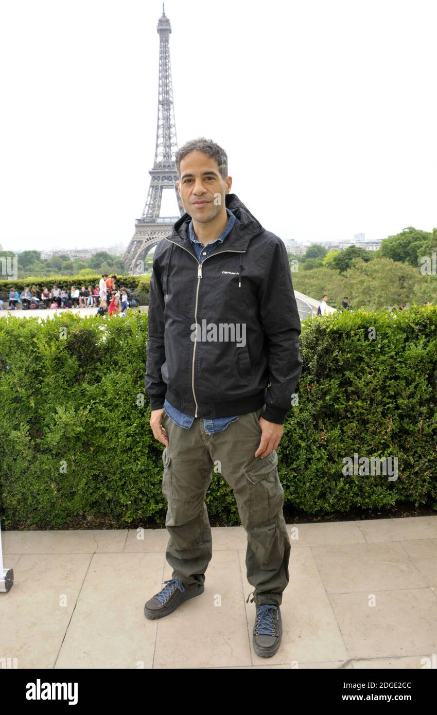 Artist Jon One attending a press conference to present the upcoming ...