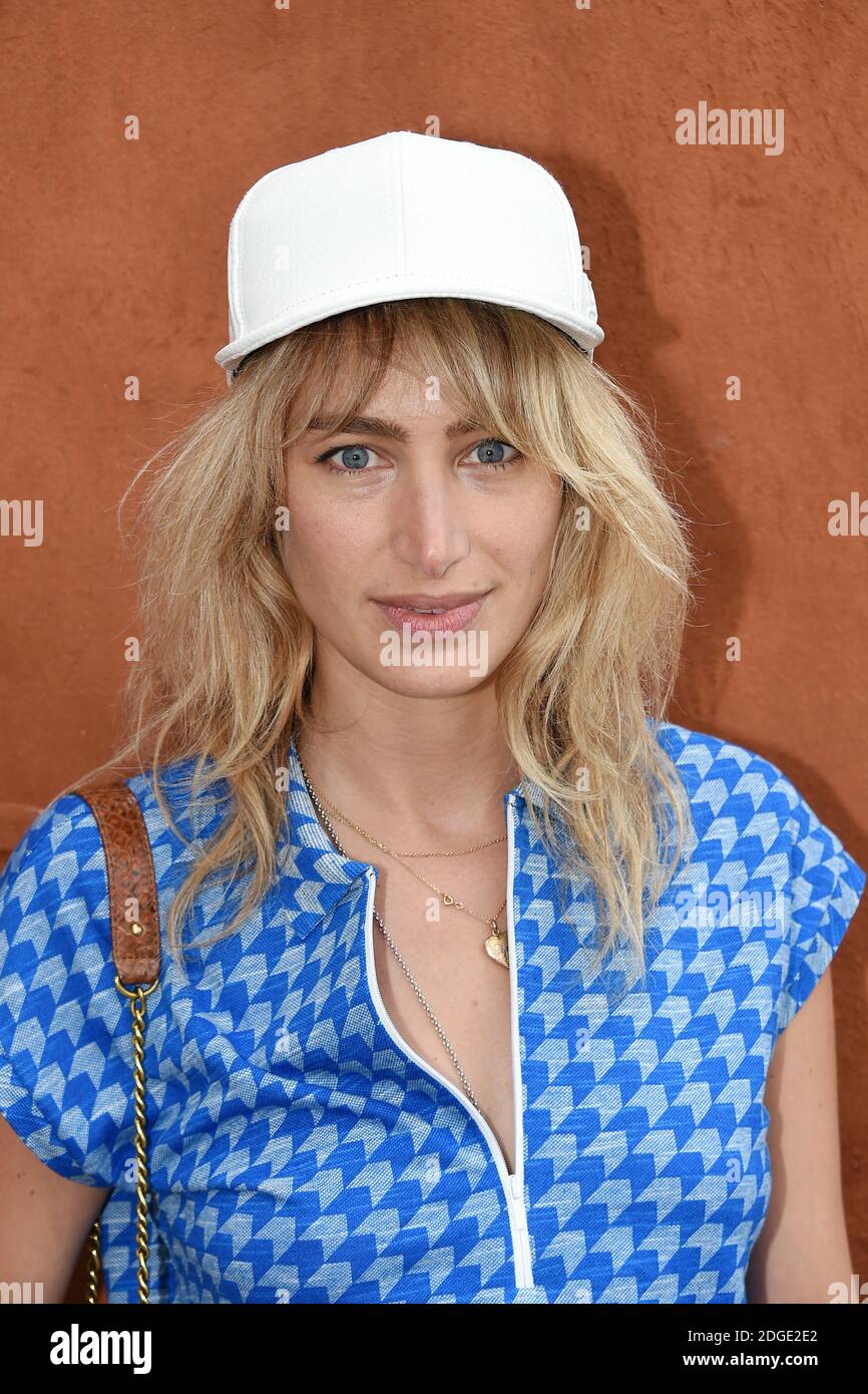 Pauline Lefevre posing at the Village during French Tennis Open at ...