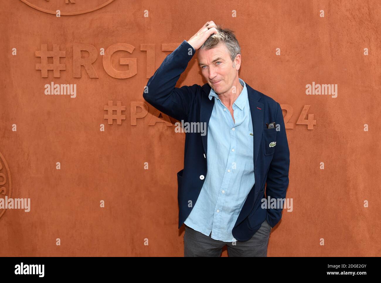 Philippe Caroit posing at the Village during French Tennis Open at ...