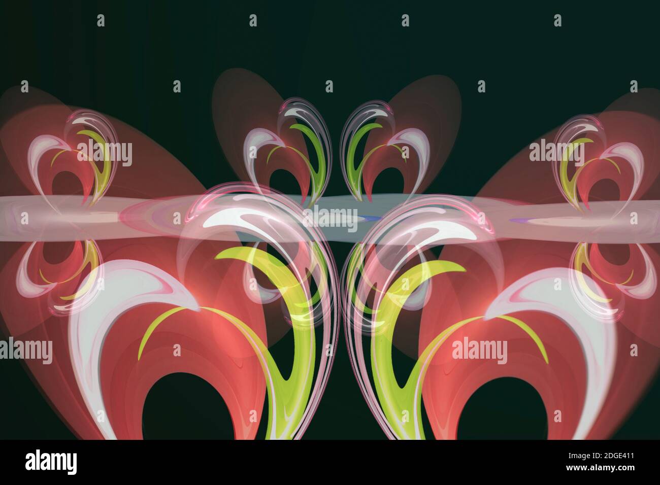 Fancy bright abstract pattern with oval shapes Stock Photo - Alamy