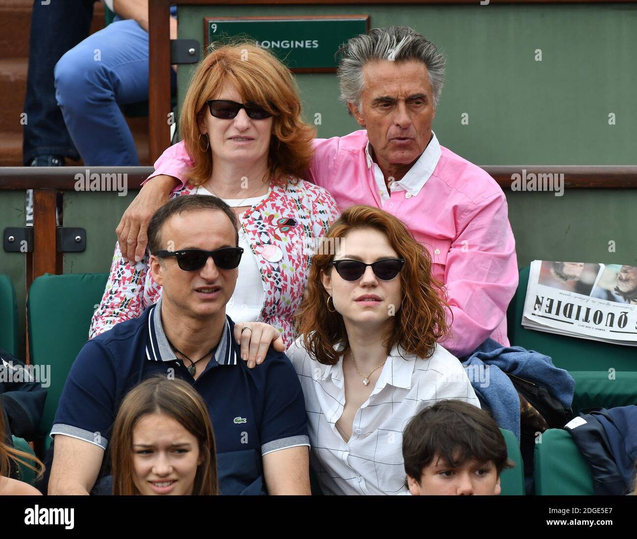 Gerard Holtz and his wife Muriel Mayette-Holtz, Emilie Dequenne and ...