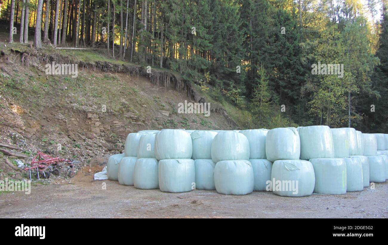 Haylage silo hi-res stock photography and images - Alamy