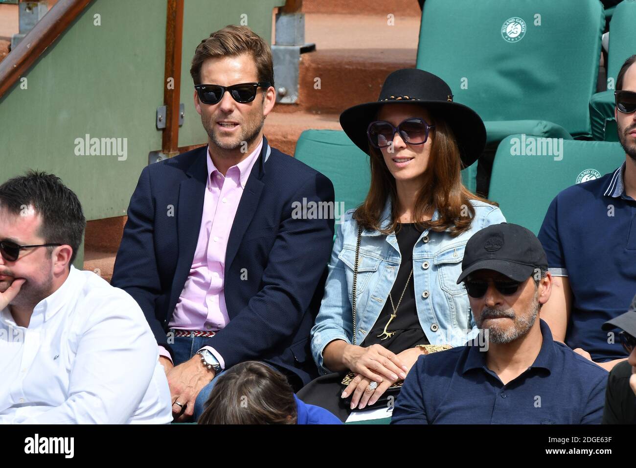 Actor Jamie Bamber and his wife singer Kerry Norton attend the French ...