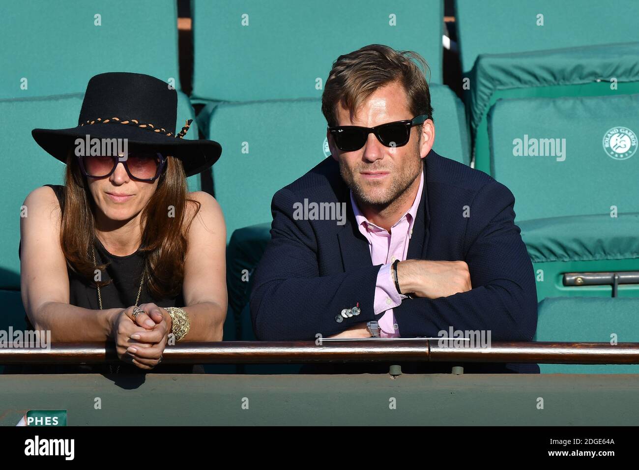 Actor Jamie Bamber and his wife singer Kerry Norton attend the French ...