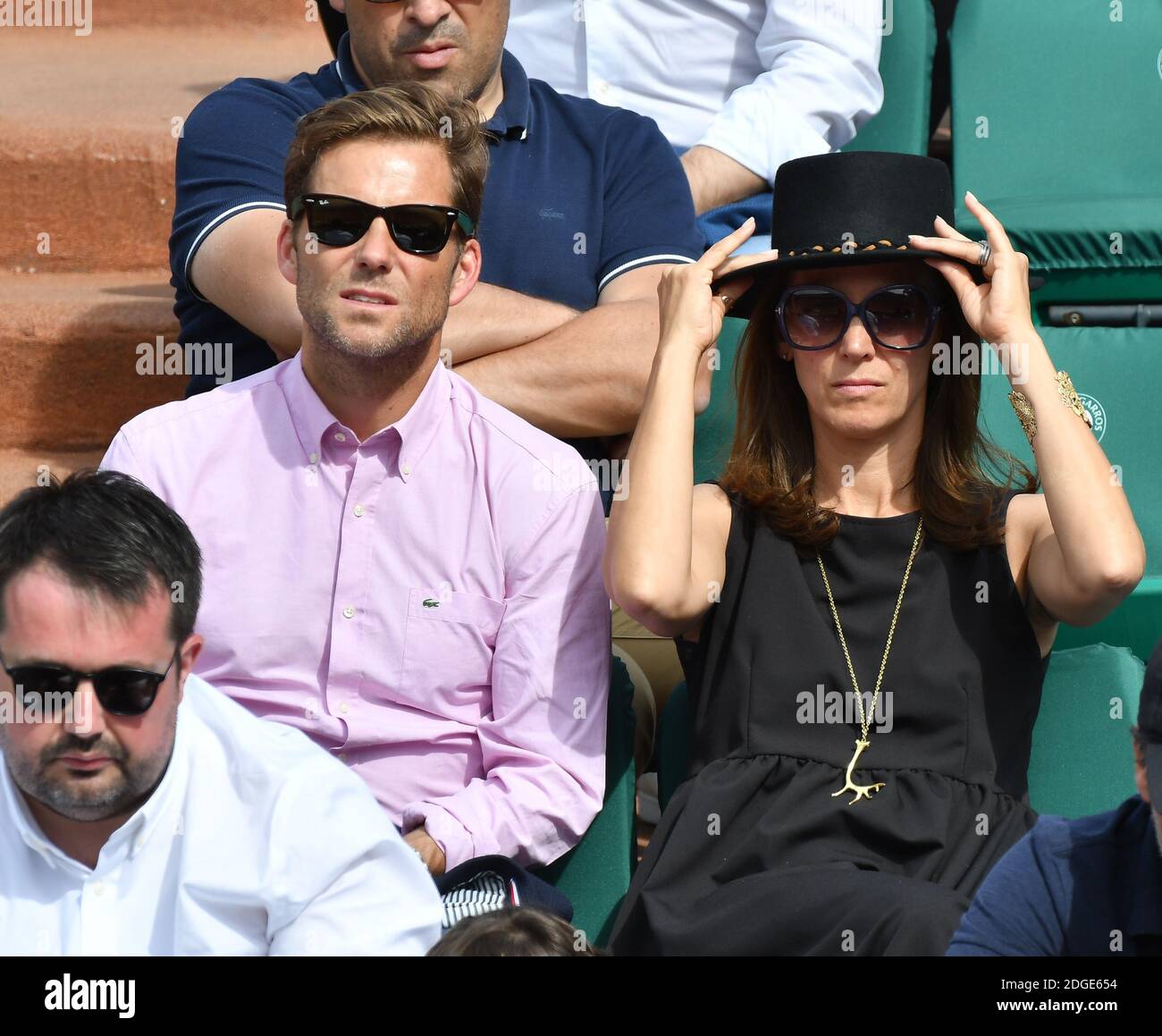 Actor Jamie Bamber and his wife singer Kerry Norton attend the French ...