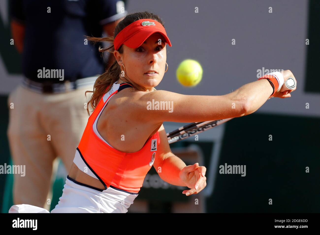 France's Alize Cornet was beaten by France's Caroline Garcia in the 1/8 ...