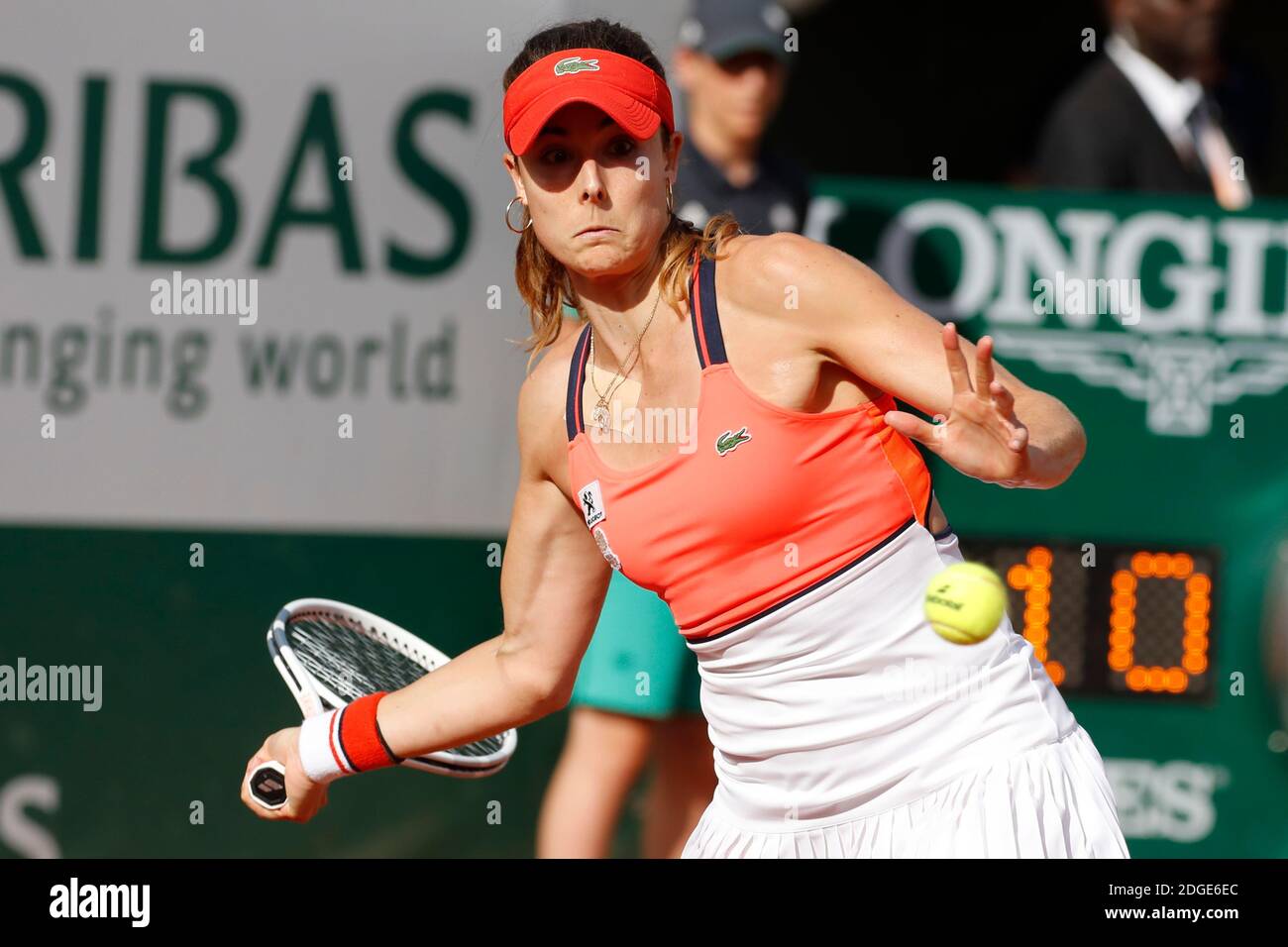 France's Alize Cornet was beaten by France's Caroline Garcia in the 1/8 ...