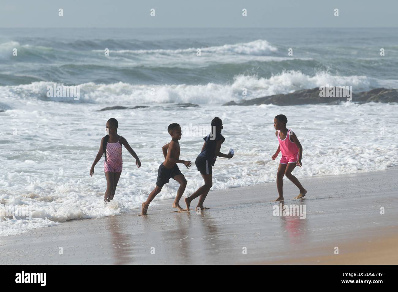 Young people beach durban kwazulu natal hi-res stock photography and ...