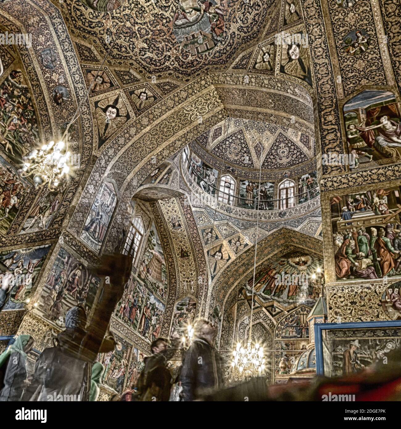 In iran the old cathedral Stock Photo - Alamy