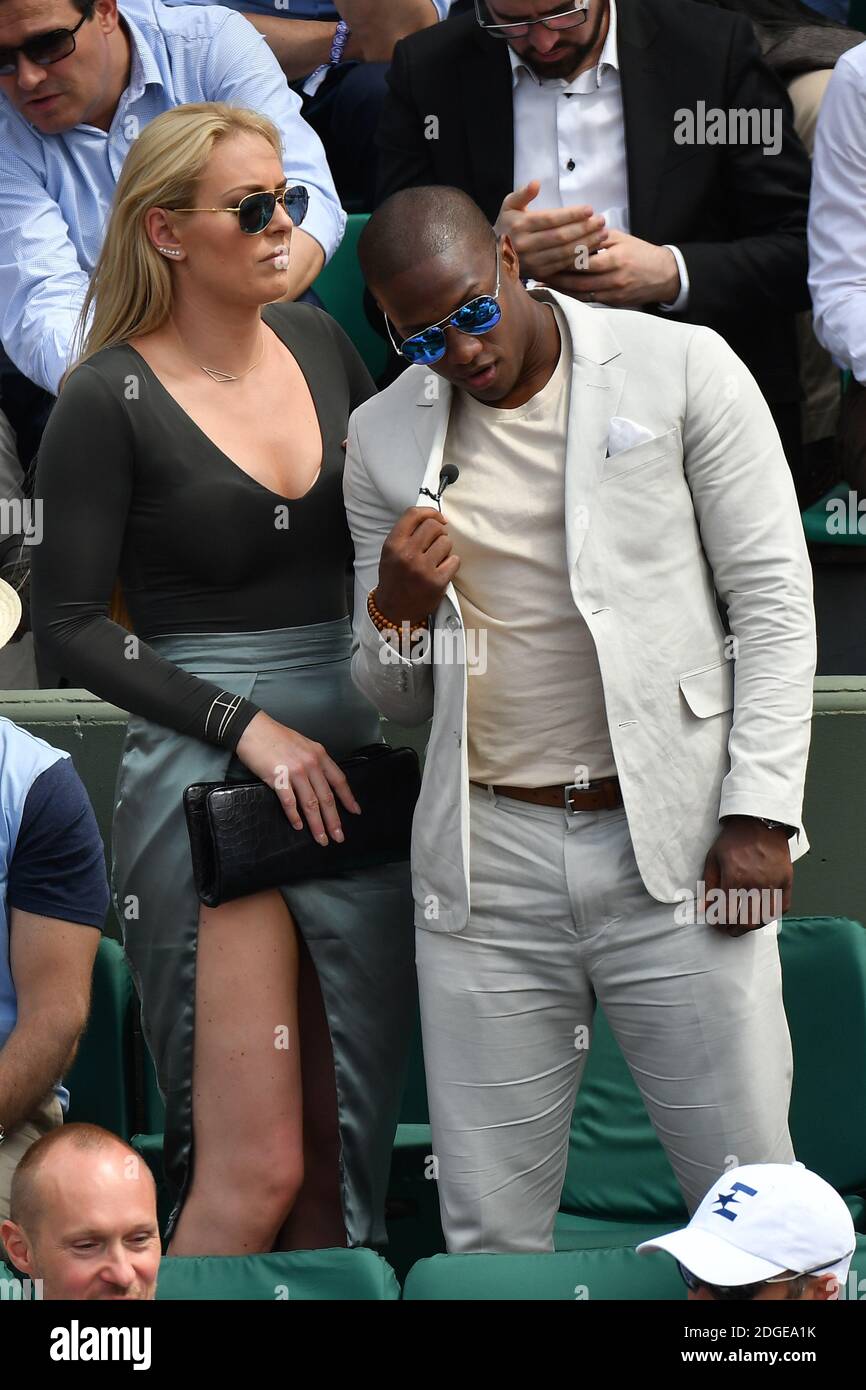 Skier Lindsey Vonn and her boyfriend Kenan Smith attend the 2017 French ...
