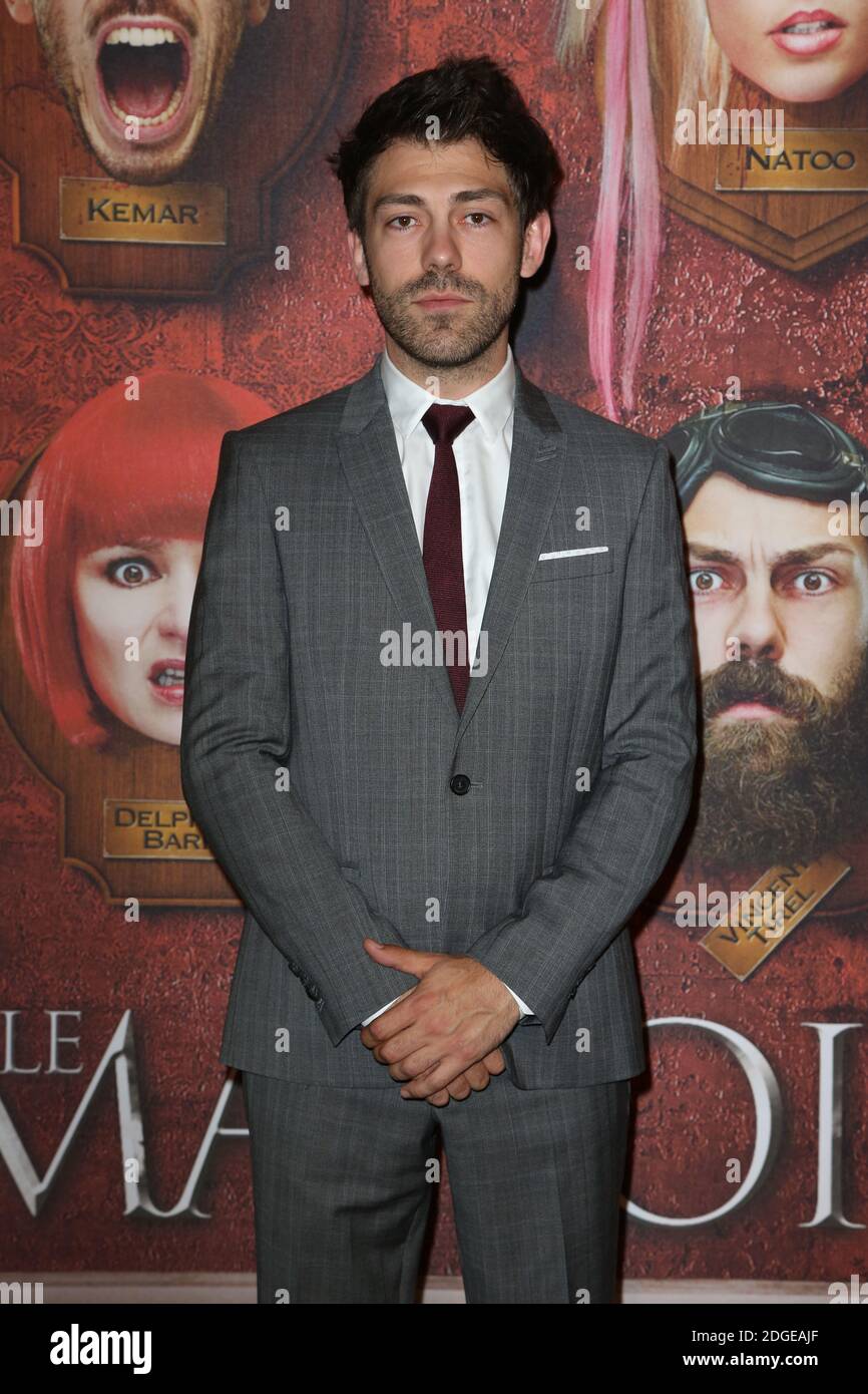 Vincent Tirel lors de la premiere de Le Manoir au Grand Rex, a Paris ...